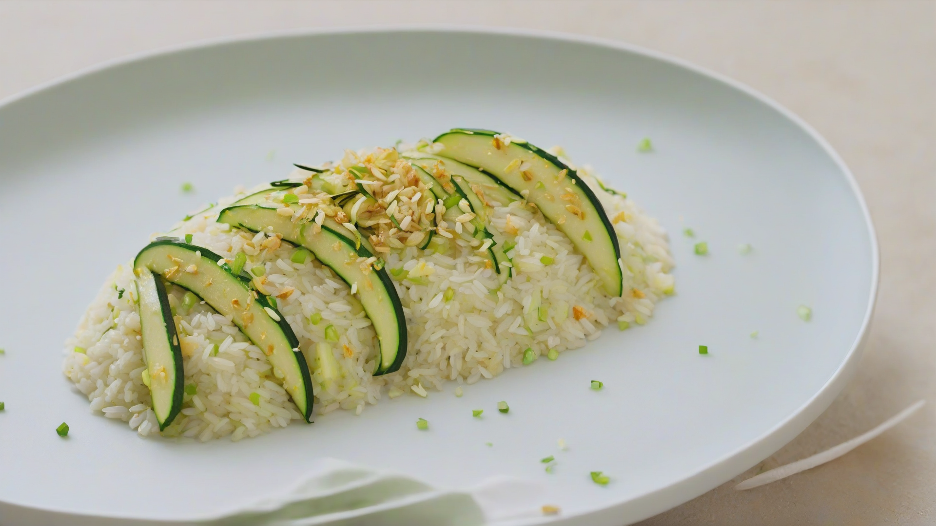 Riso con zucchine - Cotto e Postato